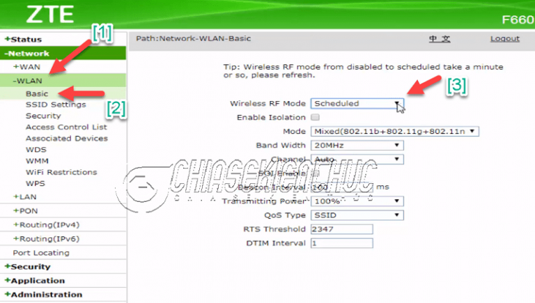 Hướng dẫn cách hẹn giờ BẬT/ TẮT mạng Wi-Fi cho Modem, Router