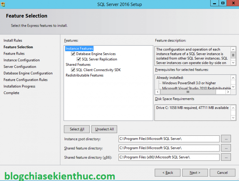 Cài đặt và cấu hình SQL Server 2016 SP2 Express chi tiết nhất