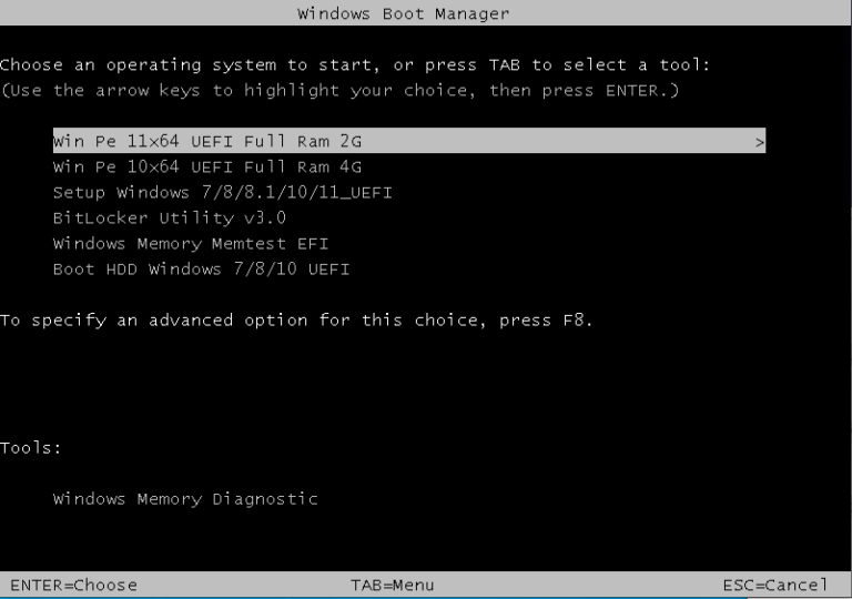 1 click tạo USB BOOT - HDD BOOT chuẩn UEFI/ LEGACY