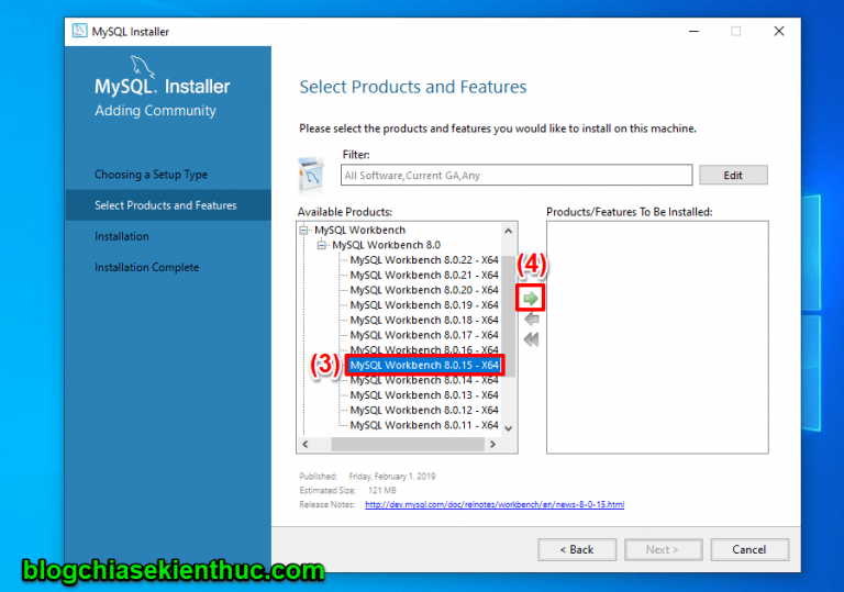 Cách cài đặt MySQL Workbench bản Community trên Windows