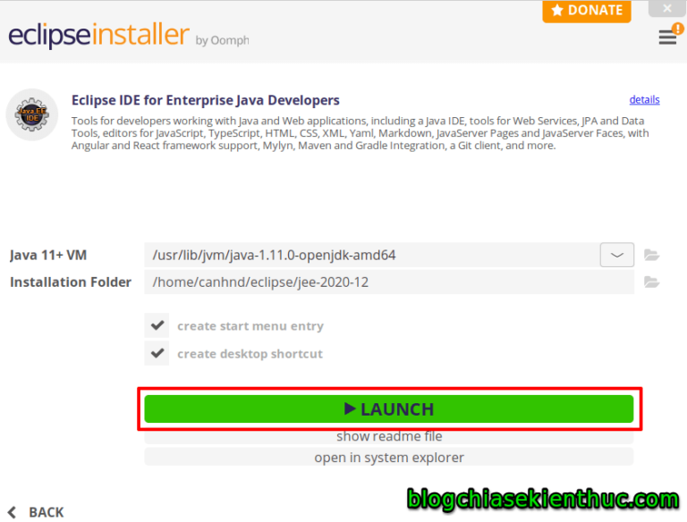 Cách cài đặt Eclipse trên Ubuntu (bản dành cho Java EE)