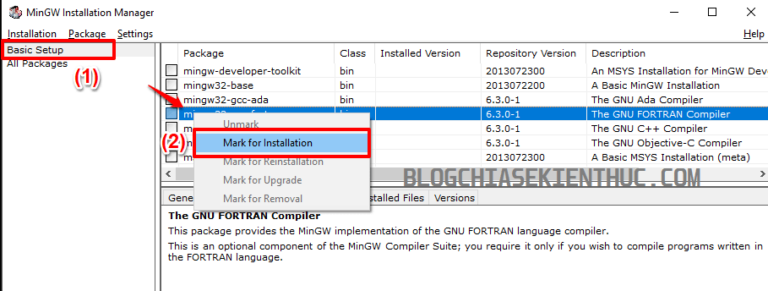 Cài đặt MinGW: Trình biên dịch cho C/C++ trên Windows 10