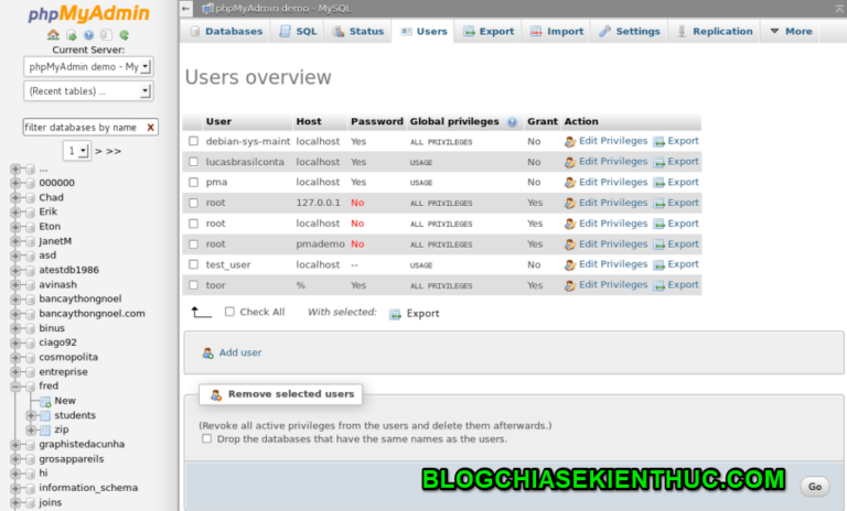 5 công cụ giao diện (GUI) cho thiết kế và quản trị CSDL MySQL