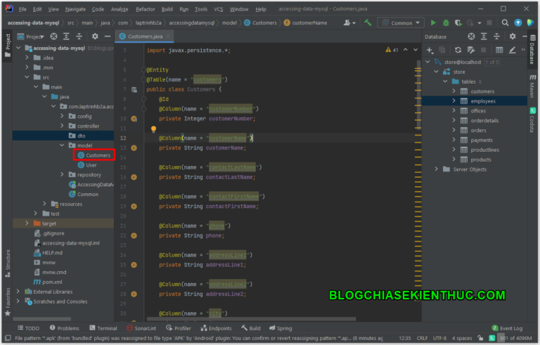 POJO Generator: Hỗ trợ tạo các Pojo tự động trong Intellij Idea
