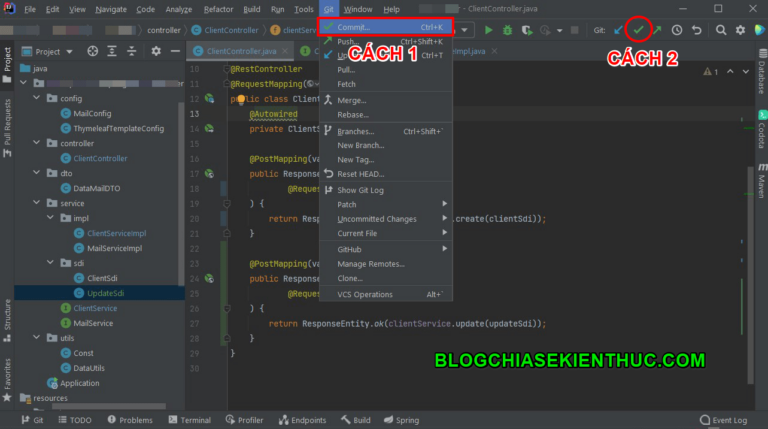 Cách sử dụng Git trên IntelliJ Idea (phiên bản Ultimate)