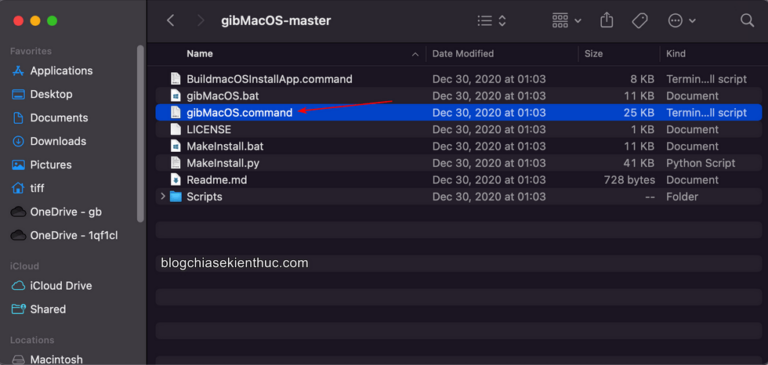 Hướng dẫn tải bộ cài macOS 12 Monterey bằng gibMacOS