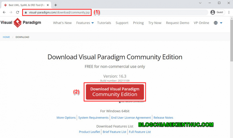 Cài đặt Visual Paradigm: Công cụ thiết kế , vẽ UML rất phổ biến