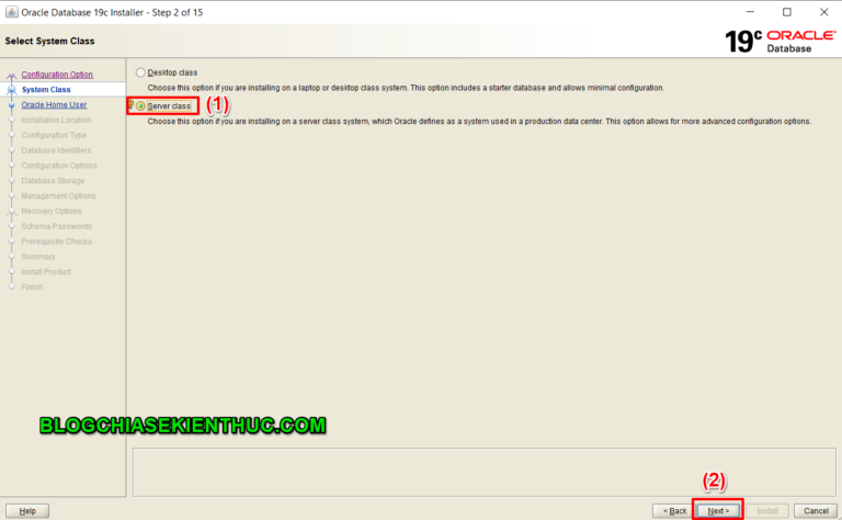 Cách cài đặt Oracle Database trên hệ điều hành Windows