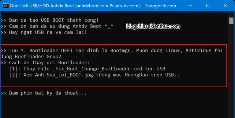Tải Anhdv Boot 2024: USB BOOT hỗ trợ máy tính đời mới