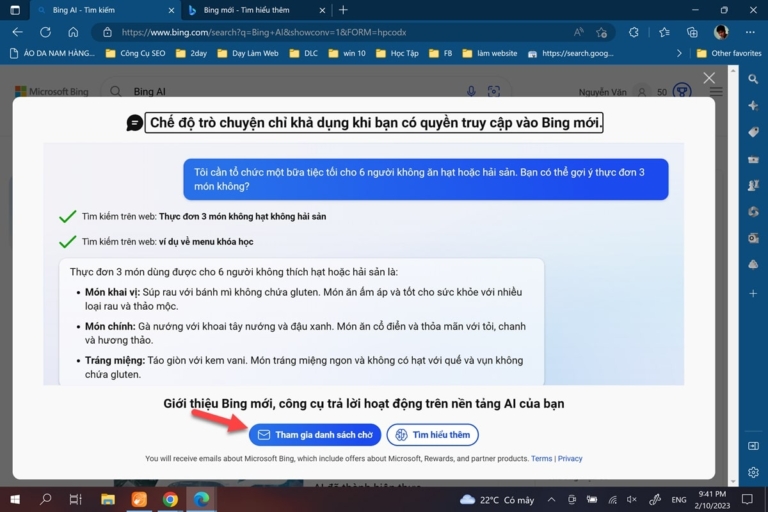 Bing AI là gì? Cách đăng ký trải nghiệm sớm Bing mới