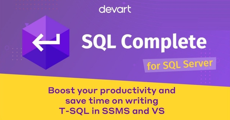 dbForge SQL Complete giúp tăng hiệu suất lập trình SQL