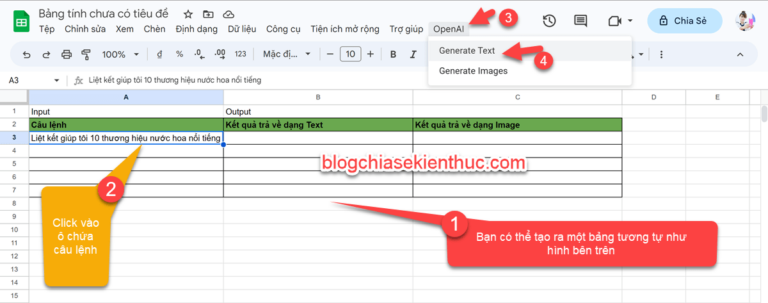 Cách tích hợp ChatGPT vào Google Docs, Google Sheets