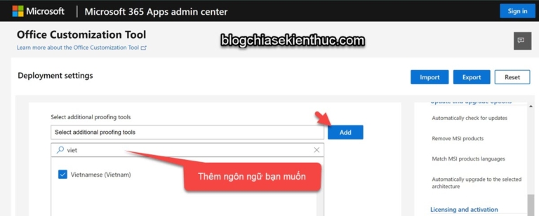 Cách cài Office chế độ tùy chỉnh (Pro Plus 2021, Office 365)