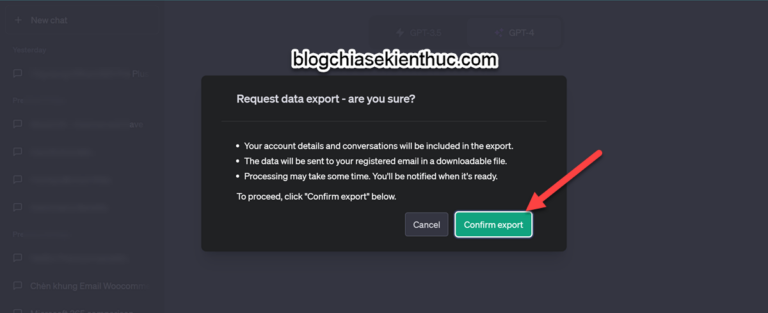 Cách lưu lại lịch sử ChatGPT (dạng ảnh, PDF, Text, CSV..)