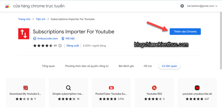 Cách chuyển các kênh Youtube đã đăng ký sang tài khoản mới
