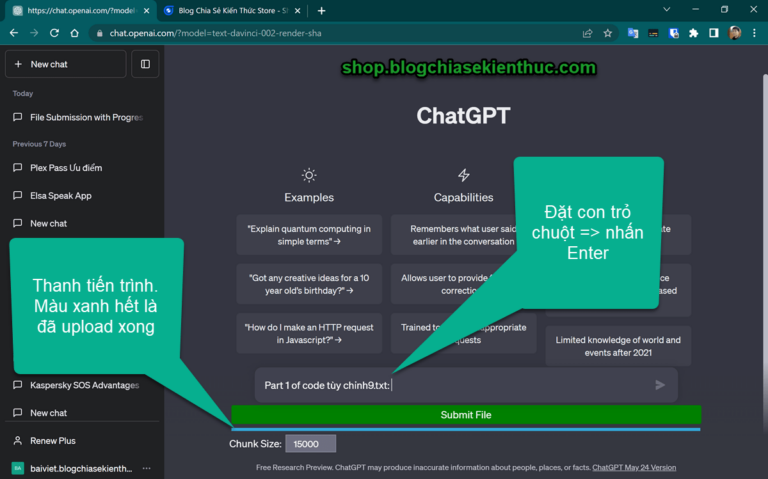 Cách upload file lên ChatGPT để training AI, tạo nội dung tốt hơn