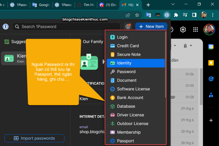 Cách sử dụng 1Password để quản lý mật khẩu từ A-Z
