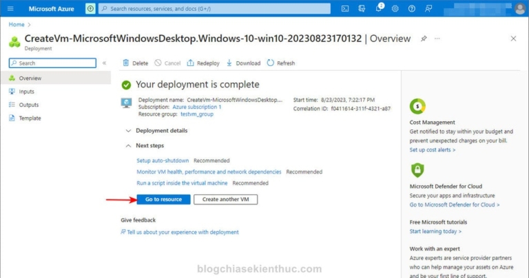 Cách tạo VPS Windows trên Microsoft Azure