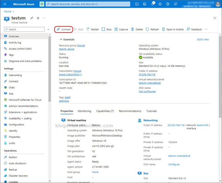Cách tạo VPS Windows trên Microsoft Azure