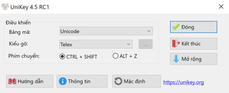 Unikey đã phát hành phiên bản 4.6 RC2 ngày 29/9/2023